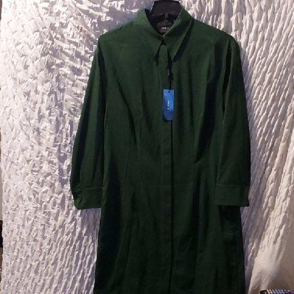 Akris | Dresses | Akris Forest Green Elegant Dress | Poshmark